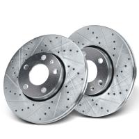 China Front Drilled Brake Rotors for Audi 100 A4 Quattro Volkswagen Passat for sale