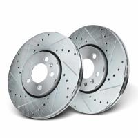 China Front Drilled Brake Rotors for Volkswagen Beetle 1999-2010 Golf Jetta for sale