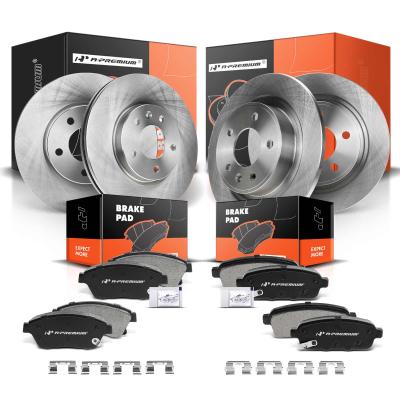 China Front & Rear Disc Brake Rotors & Ceramic Brake Pads for Chevrolet Cruze Buick for sale