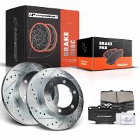 China Front Drilled Rotors & Ceramic Brake Pads for Toyota 4Runner 1996-2002 Tacoma for sale