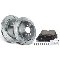 China Rear Drilled Rotors & Ceramic Brake Pads for Land Rover Range Rover Sport for sale