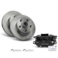 China Front Disc Brake Rotors & Ceramic Brake Pads for Chevy Camaro Buick Olds Pontiac for sale