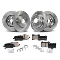 China Front & Rear Disc Brake Rotors & Ceramic Brake Pads for Acura RL 2005-2012 for sale