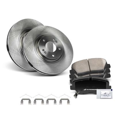 China Front Disc Brake Rotors & Ceramic Brake Pads for Hyundai Sorento Santa Fe Sport for sale