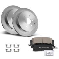 China Rear Disc Brake Rotors & Ceramic Brake Pads for INFINITI QX56 QX80 Nissan Armada for sale