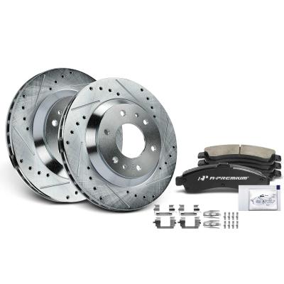 China Front Drilled Rotors & Ceramic Brake Pads for Chevrolet Trailblazer Buick for sale