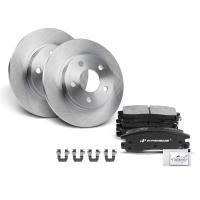 China Rear Disc Brake Rotors & Ceramic Brake Pads for Buick LeSabre Cadillac Oldsmobile for sale