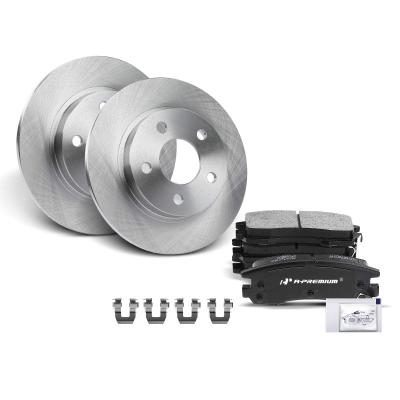 China Rear Disc Brake Rotors & Ceramic Brake Pads for Buick LeSabre Cadillac Oldsmobile for sale