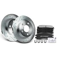 China Rear Drilled Rotors & Ceramic Brake Pads for Buick LeSabre Cadillac Oldsmobile for sale