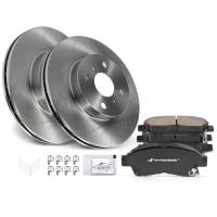 China Front Disc Brake Rotors & Ceramic Brake Pads for Toyota Corolla 1993-1997 Geo for sale
