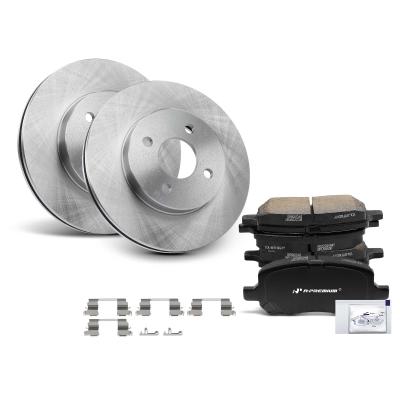 China Front Disc Brake Rotors & Ceramic Brake Pads for Chevy Cobalt Pontiac G5 Saturn for sale
