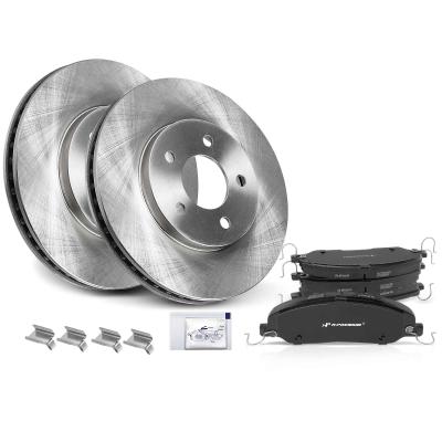 China Front Disc Brake Rotors & Ceramic Brake Pads for Ford Mustang 2005-2010 V6 4.0L for sale