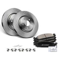 China Front Disc Brake Rotors & Ceramic Brake Pads for Ford Explorer Lincoln MKS MKT for sale