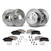 China Front & Rear Disc Brake Rotors & Ceramic Brake Pads for Toyota Camry 1992-1999 for sale
