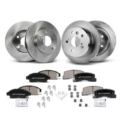 China Front & Rear Disc Brake Rotors & Ceramic Brake Pads for Toyota Camry 1992-1999 for sale