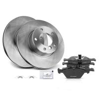 China Front Disc Brake Rotors & Ceramic Brake Pads for BMW 525i E39 2001-2003 528i for sale