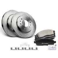 China Front Disc Brake Rotors & Ceramic Brake Pads for Ford F-150 2009 for sale