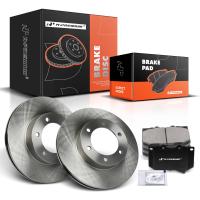 China Front Disc Brake Rotors & Ceramic Brake Pads for Toyota Tundra 2000-2003 Sequoia for sale