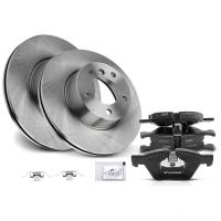 China Front Disc Brake Rotors & Ceramic Brake Pads for BMW 128i 2008-2013 325i 328xi for sale