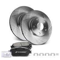 China Front Disc Brake Rotors & Ceramic Brake Pads for Toyota Tacoma 2005-2015 for sale