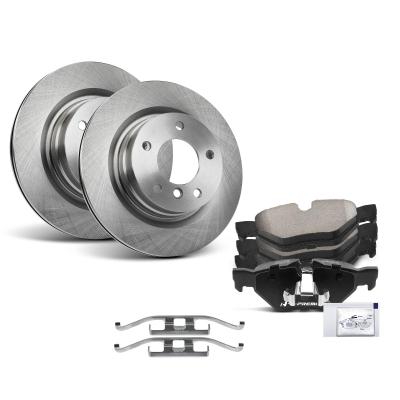 China Rear Disc Brake Rotors & Ceramic Brake Pads for BMW E46 323i 2006-2011 328i 325i for sale