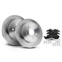 China Rear Disc Brake Rotors & Ceramic Brake Pads for Chrysler PT Cruiser 2003-2007 for sale
