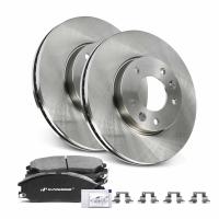 China Front Disc Brake Rotors & Ceramic Brake Pads for Kia Sedona 2004-2005 V6 3.5L for sale