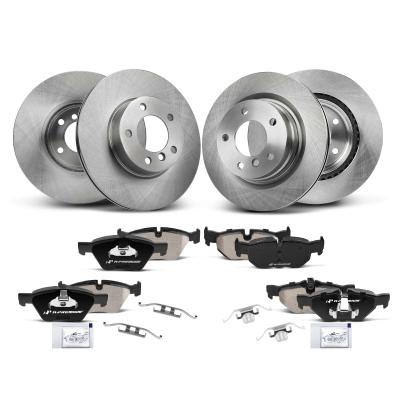 China Front & Rear Disc Brake Rotors & Ceramic Brake Pads for BMW 323i E90 2010 328i for sale