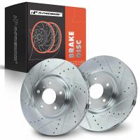 China Front Drilled Brake Rotors for INFINITI G35 2007-2008 G37 2008-2013 Q60 2014-2016 for sale