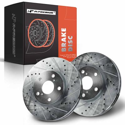 China Front Drilled Brake Rotors for Lexus GS300 GS400 IS300 LS400 SC300 for sale