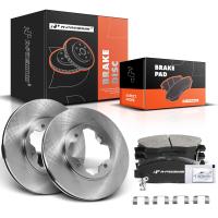 China Front Disc Brake Rotors & Ceramic Brake Pads for Acura CL 1997 Honda Accord 90-97 for sale