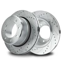China Rear Drilled Disc Brake Rotors for Dodge Ram 2500 09-10 Ram 3500 Ram 1500/2500 for sale