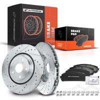 China Front Drilled Rotors & Ceramic Brake Pads for Toyota Sienna Lexus NX300 for sale