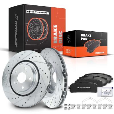 China Front Drilled Rotors & Ceramic Brake Pads for Toyota Sienna Lexus NX300 for sale