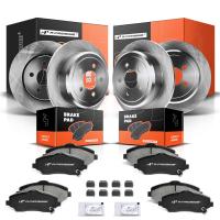 China Front & Rear Disc Brake Rotors & Ceramic Brake Pads for Dodge Nitro 07-11 Jeep for sale
