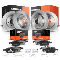 China Front & Rear Disc Brake Rotors & Ceramic Brake Pads for Mazda 3 05-13 2.3L 2.5L for sale