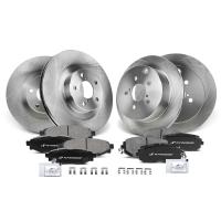 China Front & Rear Disc Brake Rotors & Ceramic Brake Pads for Subaru Crosstrek 2.0L for sale