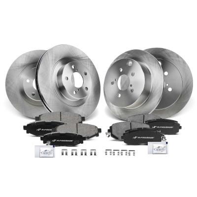 China Front & Rear Disc Brake Rotors & Ceramic Brake Pads for Subaru Crosstrek 2.0L for sale