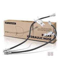 China 2Pcs Front Brake Hydraulic Hose for Dodge Challenger Charger Magnum Chrysler 300 for sale