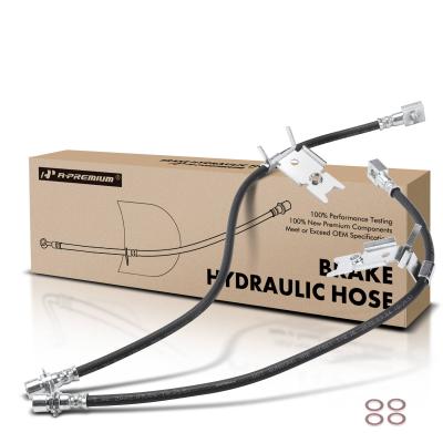 China 2Pcs Front Brake Hydraulic Hose for Dodge Challenger Charger Magnum Chrysler 300 for sale