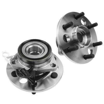 China 2x Front Wheel Bearing & Hub Assembly w/ ABS Sensor for Chevy GMC K1500 Suburban 95-99 4WD for sale