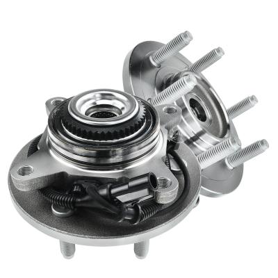China 2x Front Wheel Bearing & Hub Assembly with ABS Sensor for Ford F-150 Lincoln Mark LT 05-08 for sale