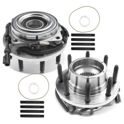 China 2x Front Wheel Bearing & Hub Assembly with ABS Sensor for Ford F-250 Super Duty 2005-2010 for sale