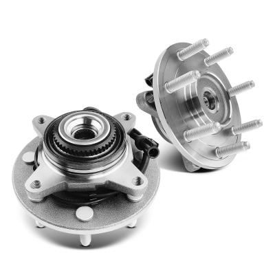China 2x Front Wheel Bearing & Hub Assembly with ABS Sensor for Ford F-150 04-05 4.2L 4.6L 5.4L for sale