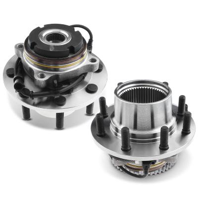 China 2x Front Wheel Bearing & Hub Assembly with ABS Sensor for Ford F-250 Super Duty 1999 4WD for sale