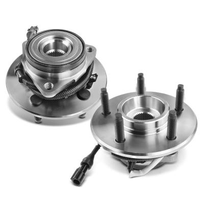 China 2x Front Wheel Bearing & Hub Assembly with ABS Sensor for Ford Expedition Lincoln 00-02 for sale
