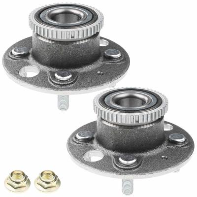 China 2x Rear Wheel Bearing & Hub Assembly for Honda Civic Si Model 2002-2003 4 Lugs for sale