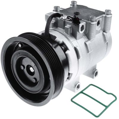 China AC Compressor with Clutch & Pulley for Hyundai Tiburon 03-08 V6 2.7L Coupe for sale