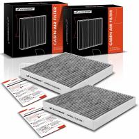 China 2x Activated Carbon Cabin Air Filters for Hyundai Elantra 21-23 Sonata Santa Fe for sale