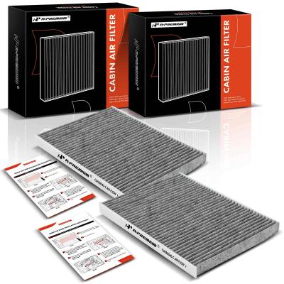 China 2x Activated Carbon Cabin Air Filters for Cadillac DeVille Buick LeSabre Pontiac for sale